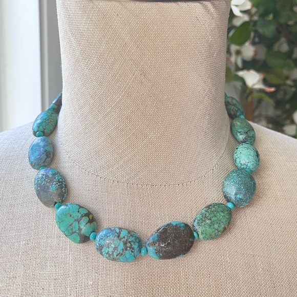 R.J. Graziano | Jewelry | Vintage Graziano Genuine Turquoise Necklace 7 ...